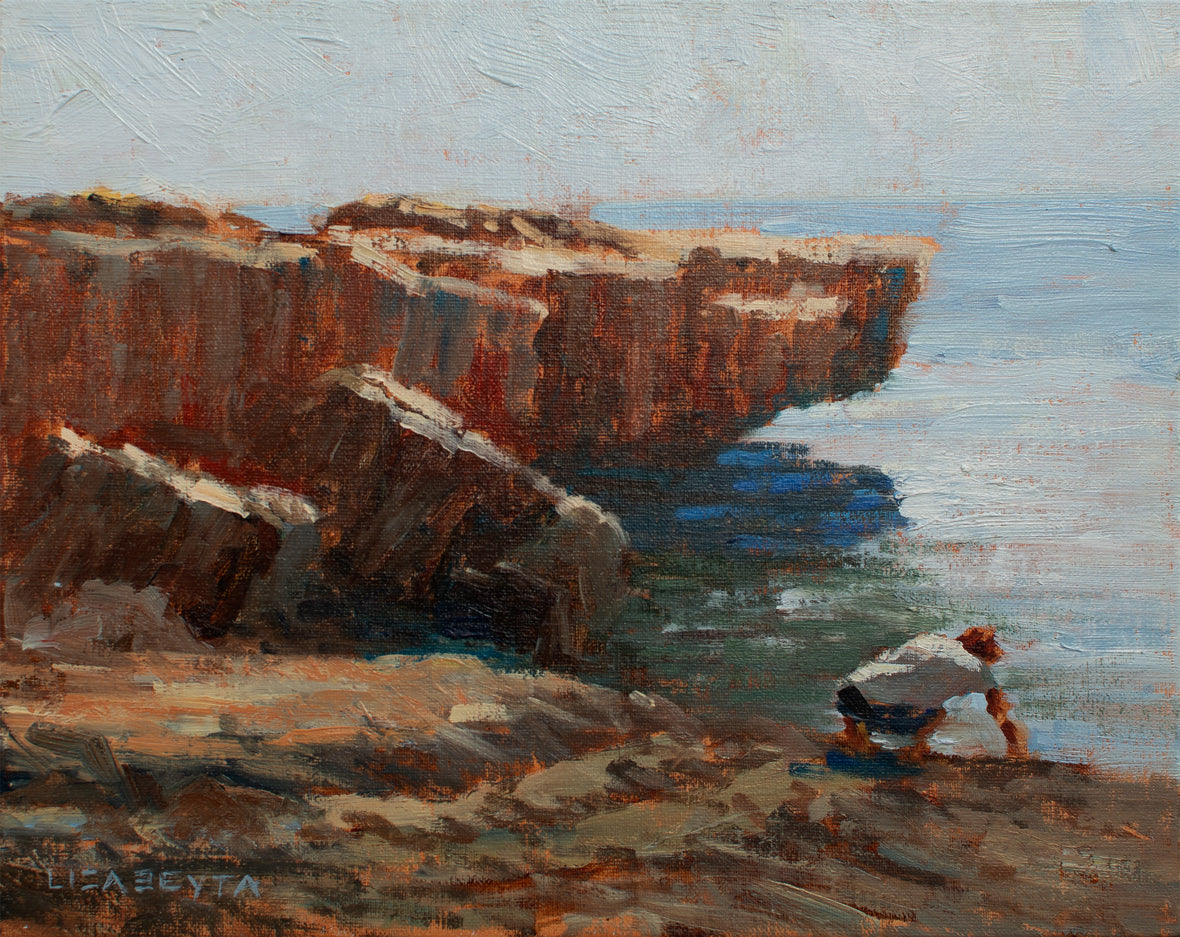 On the Rocks, 8"x10", oil – Liz Abeyta Art