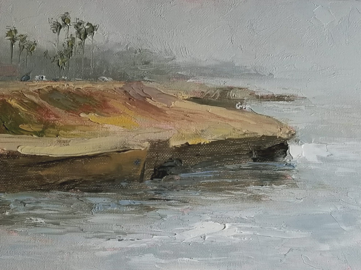 Sunset Cliffs Before the Rain – Liz Abeyta Art